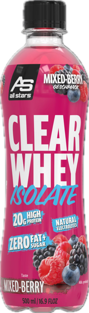 ALL STARS Clear whey Isolate RTD - 500ml Flasche – Body & Shape ...